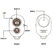 Bluetooth Remote Camera Shutter For Apple, IOS And Android — GDome