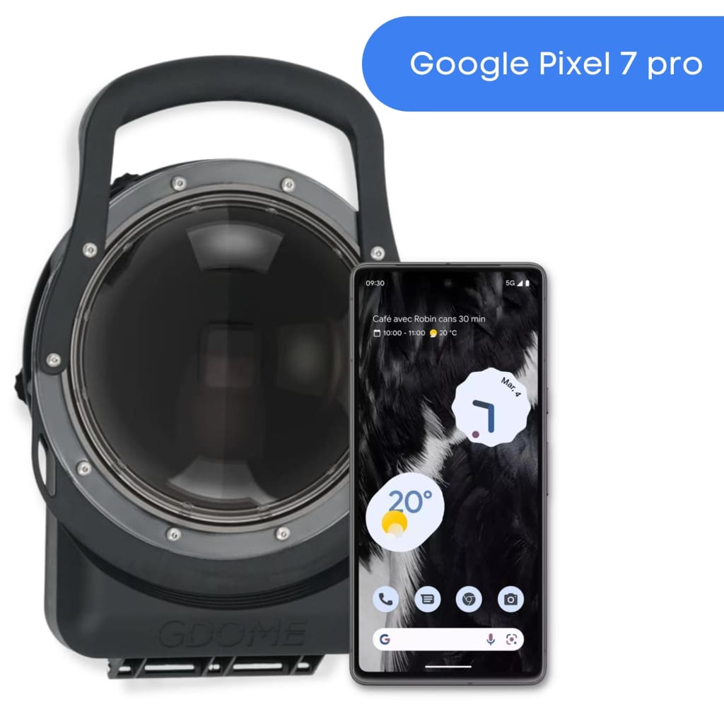 Underwater Housing (Case) for Google Pixel 7 Pro | GDome Mobile 3